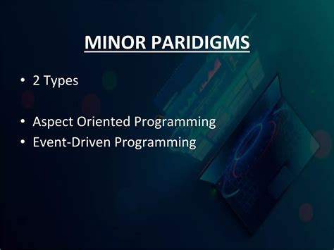 Programming Language Paradigms Pptx