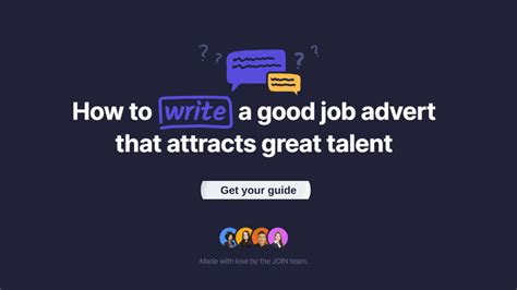 How To Write A Job Advertisement Ultimate Guide JOIN