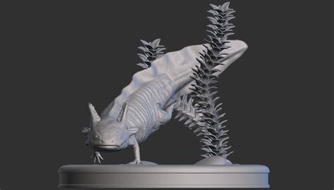 Archivo 3d Axolotl Swiming 🦎・objeto Para Impresora 3d Para Descargar・cults