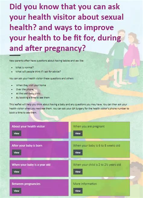 Parent Leaflet For Sexual And Reproductive Health IHV