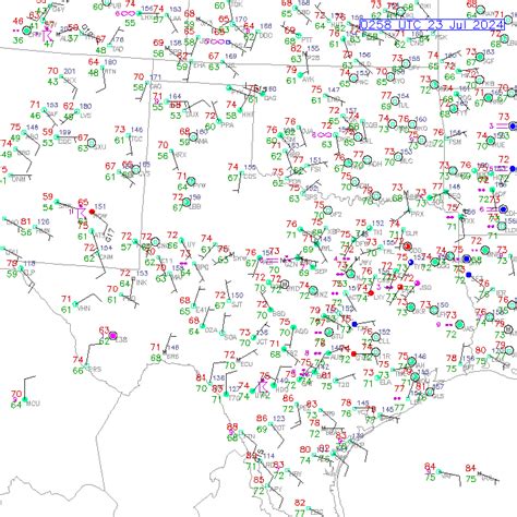 Surface Data Metars Plot Abi 3