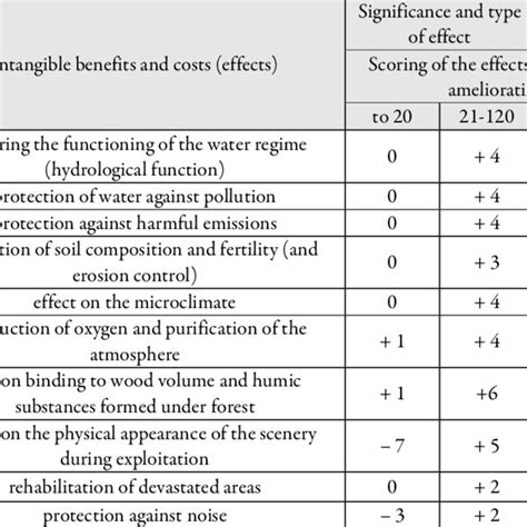 Assessment Of Intangible Benefits And Costs Of The Planned Project