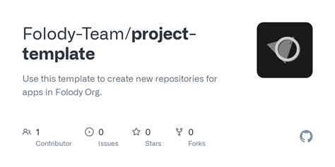 GitHub Folody Team Project Template Use This Template To Create New