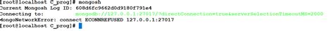 Network Error While Connecting To Local Mongodb Server Developer