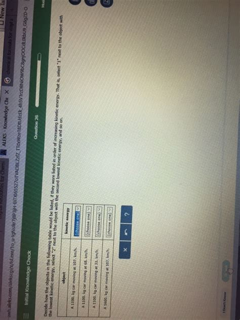 Solved Decide How The Objects In The Following Table Wouid