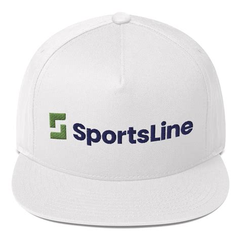 Sportsline Logo Bestickte Wohnung Bill Hut Paramount Shop
