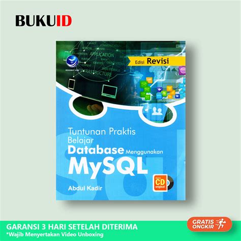 Jual Buku Tuntunan Praktis Belajar Database Menggunakan Mysql Edisi Revisi Original Shopee