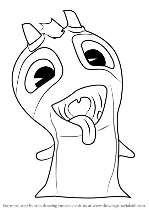 How To Draw Thugglet From Slugterra Slugterra Step By Step