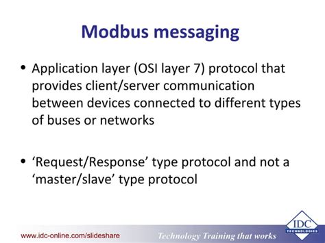 Modbus Data Communication Systems Ppt Computer Networking Computing