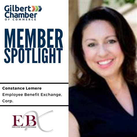 Gilbert This Week The Chamber Is Highlighting Constance Lemere Of