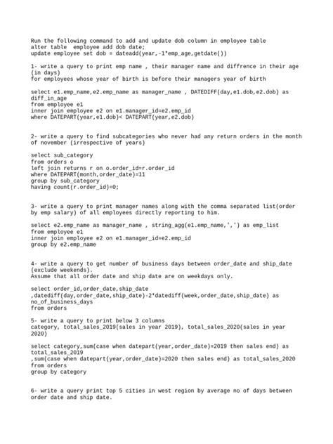 Day4 Assignments Solutions Pdf Data Management Databases