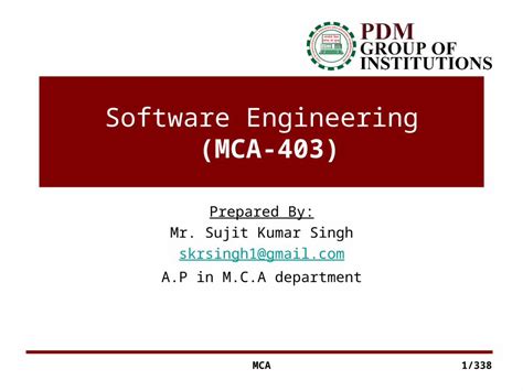 Ppt Mca Software Engg Unit 1 Ppt 1 Dokumentips