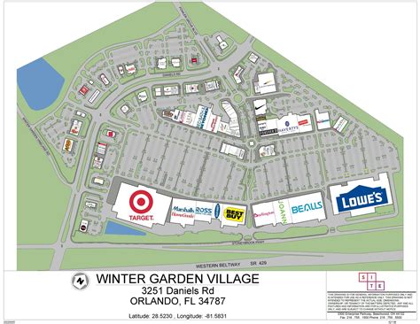 Winter Garden Village Store Map Store Directory