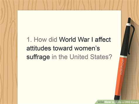 How To Write A DBQ Essay With Pictures WikiHow How To Write A DBQ Essay With Pictures WikiHow