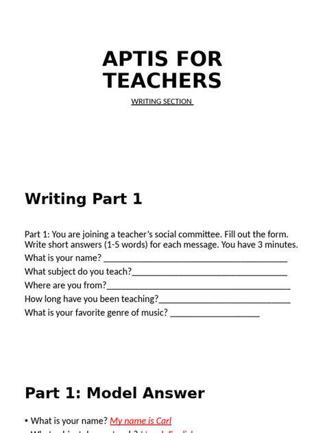 Writng Section Presentation Pdf