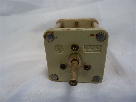 Jackson Brothers 250pf Air Spaced Variable Capacitor Used Vintage