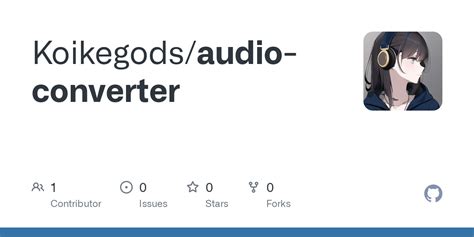 GitHub Koikegods Audio Converter