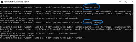 Apache Flume 1110 Throw An Error While Using This Command Flume Ng In Windows 11 Platform