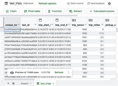 Using Connected Sheets BigQuery Google Cloud
