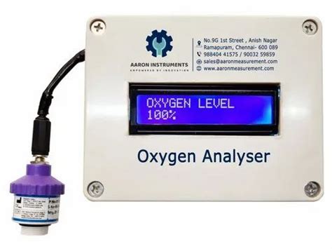 Aaron Instruments Oxygen Analyzer 230vac Or 9v Dc Adapter Model Name