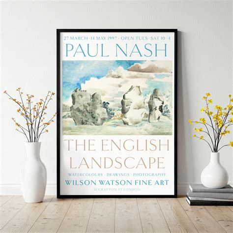 Paul Nash Exhibition Poster Avebury 1936 Art Poster Archive