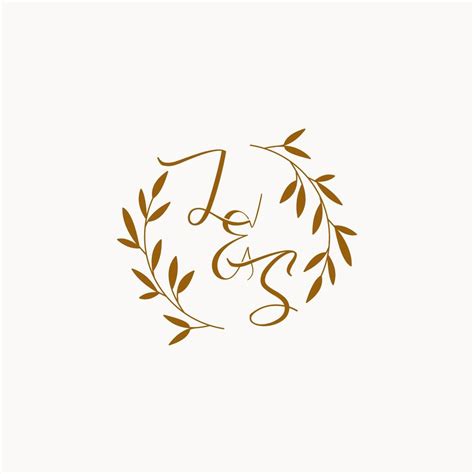 LS Initial Wedding Monogram Logo 15282828 Vector Art At Vecteezy