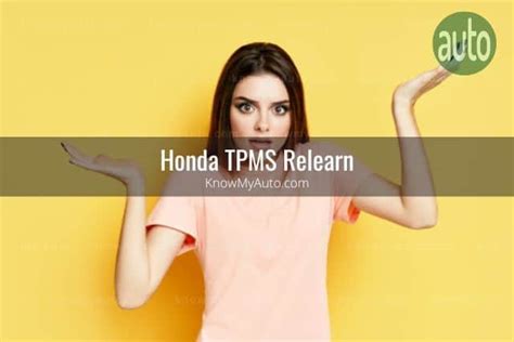 How To Reset Honda Tire Pressure TPMS Light Know My Auto