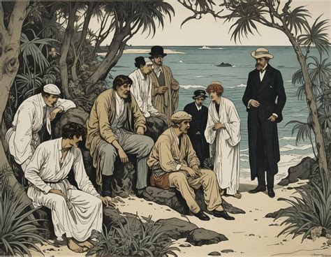 The Settlement Of Divorced Dad Island I Ai Generated Artwork Nightcafe Creator