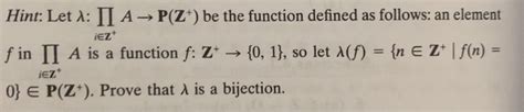 Solved Let A Prove That The Set II A Is Numerically Chegg Com