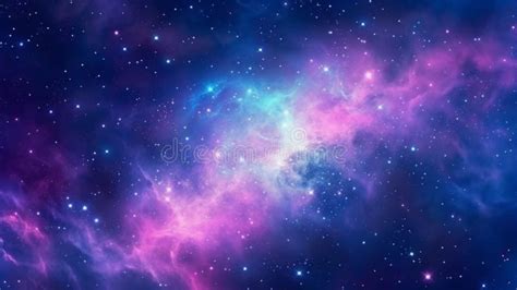 Generative Ai An Abstract Galaxy Pattern In Shades Of Blue And Purple