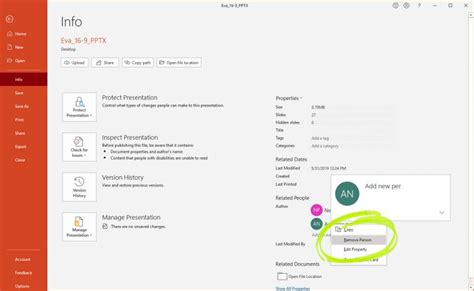 How To Change The Authors Name In PowerPoint HiSlide Io