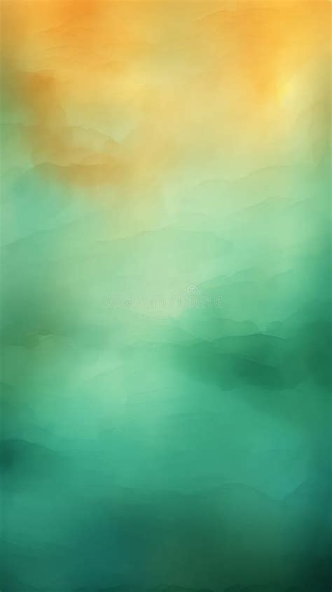 Pastel Abstract Background With Soft Gradient From Gold To Emerald