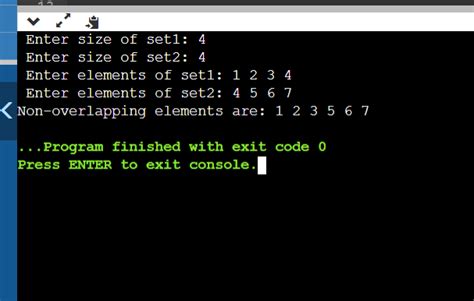 The Non Overlapping Sum Of Two Sets Tpoint Tech