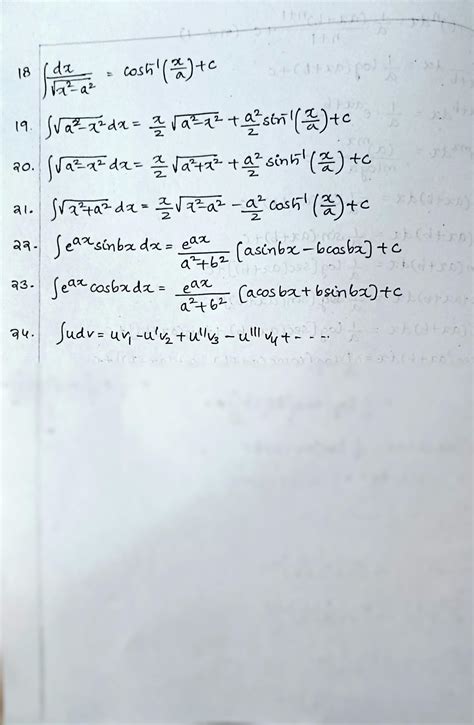 Solution Integration Formulae Studypool Solution Integration Formulae Studypool