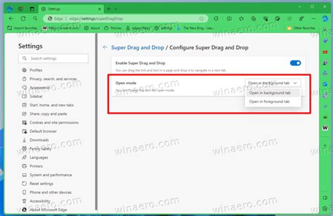 Super Drag Drop In Edge Allows Opening Links In A New Tab Faster