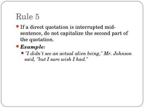 Use Quotation Marks To Set Off A Direct Quotation Only Use Quotation Marks To Set Off A Direct