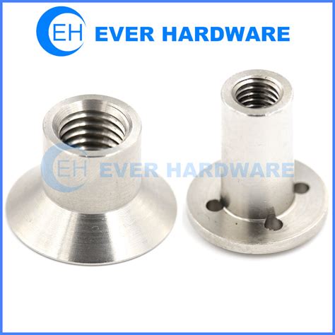 Bolt Female Thread Ponents Flat Round Stud Threaded Inserts