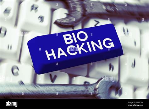 Text Showing Inspiration Bio Hacking Concept Meaning Exploiting