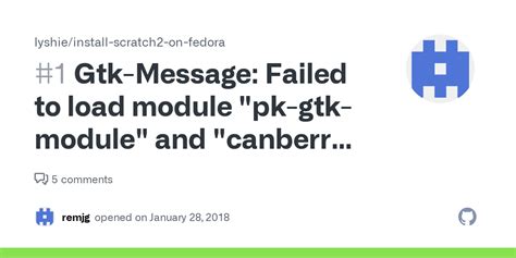 Gtk Message Failed To Load Module Pk Gtk Module And Canberra Gtk