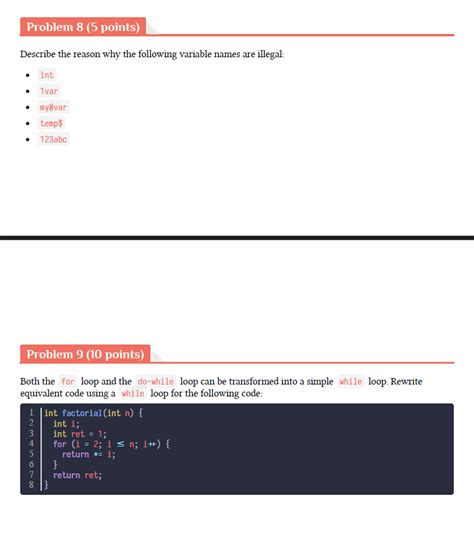 Solved Please Help Describe The Reason Why The Following Chegg