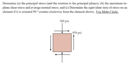 solved please use the mohr s circle and explain it to me