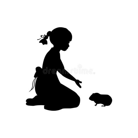 Silhouette Girl Knees Stock Illustrations 214 Silhouette Girl Knees