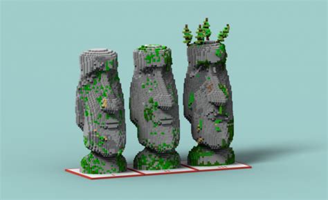 Moai Statues Easter Island Head Pack [free Download] Minecraft Map
