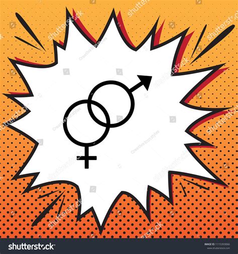 Sex Symbol Sign Vector Comics Style Stock Vector Royalty Free 1115393066 Shutterstock