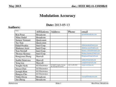 Ppt Comprehensive Guide To Modulation Accuracy Testing In Wireless Communications Powerpoint