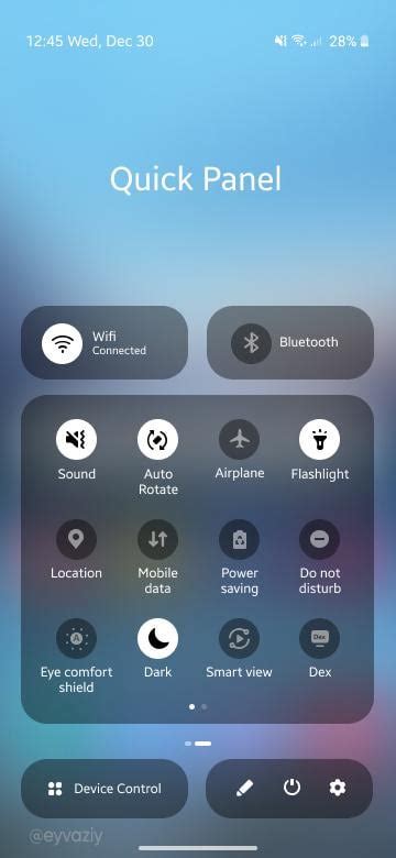 Redesign Notification Bar And Quick Panel One Ui 6 Roneui Redesign Notification Bar And Quick Panel One Ui 6 Roneui