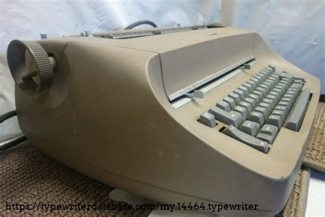 1964 Ibm Selectric I On The Typewriter Database