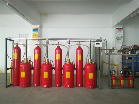 外贮压式七氟丙烷灭火系统展示 首华消防设备