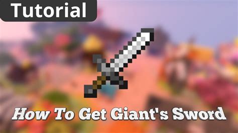 How To Get Giants Sword In Hypixel Skyblock Youtube