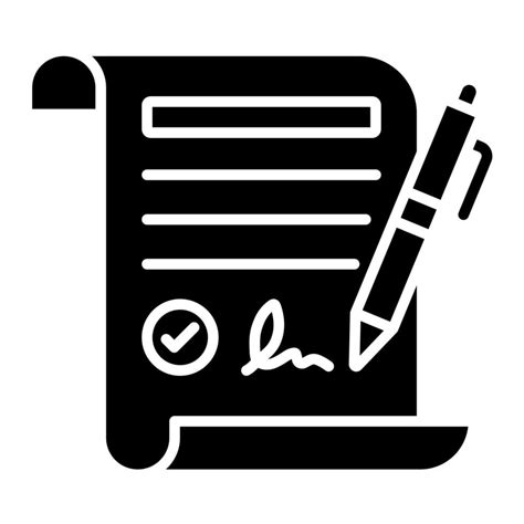 Signatures Vector Icon 21645148 Vector Art At Vecteezy